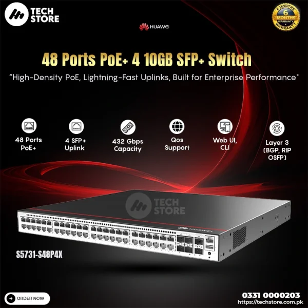 Huawei S5735-S48P4X Switch Price in Pakistan