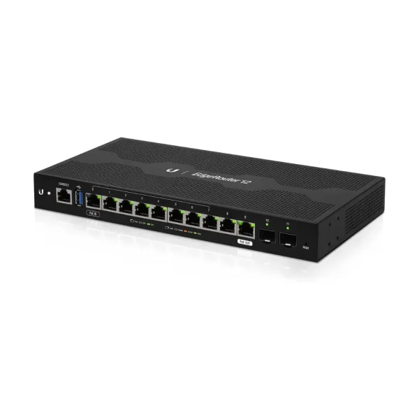 Ubiquiti EdgeRouter 12, 12-Port, with PoE Passthrough 2SFP